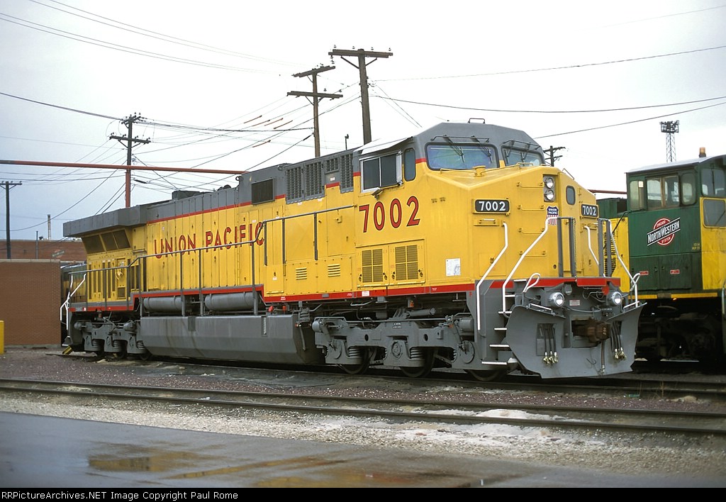 UP 7002, GE AC6000CW, 6,000-HP at Proviso Yard
